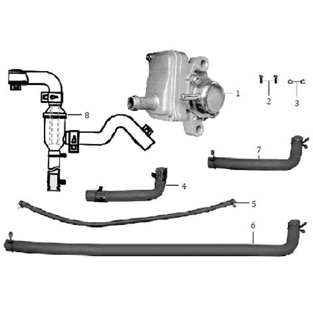 MANGUERA VÁLVULA DE AIRE (3) ENDURO MRX 150-2021 VICTORY "PARA MOTO" - empleados