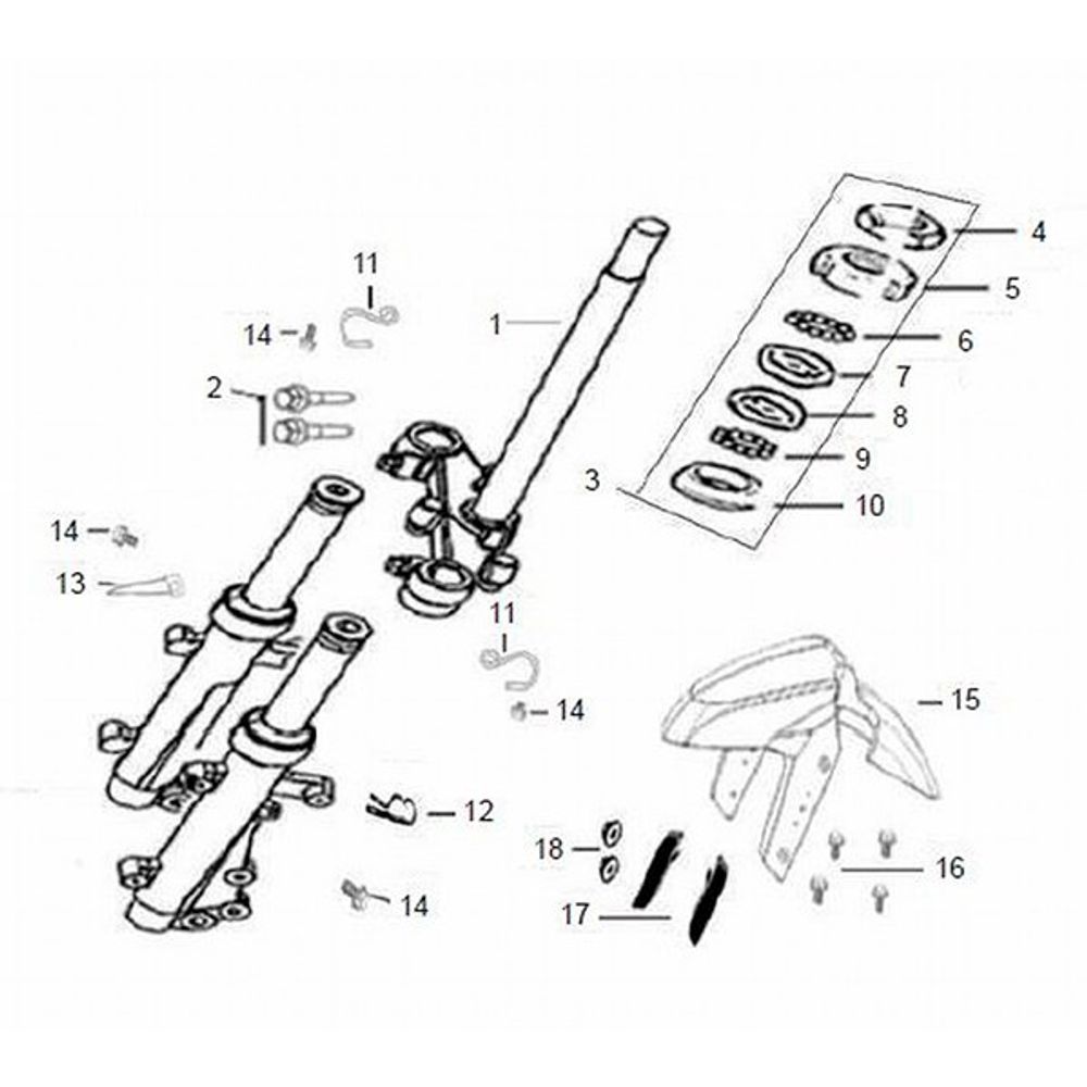 REPUESTOS PARA MOTO REFLECTIVO FRONTAL LATERAL ESPIGA CENTRAL ...